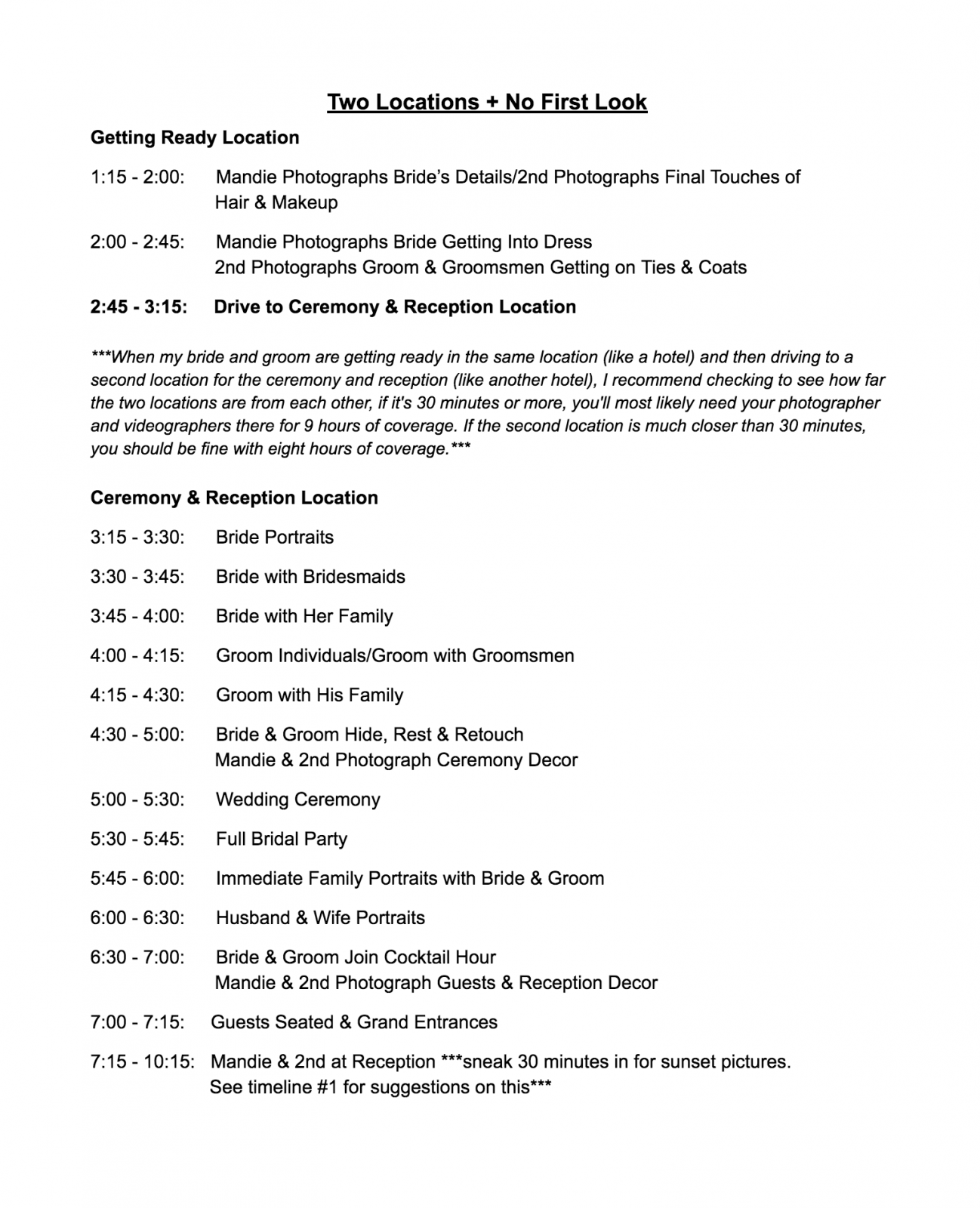 Wedding Planning Timeline